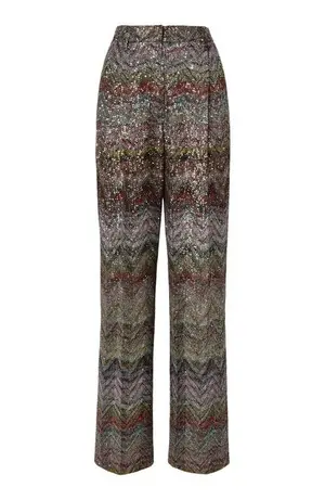 Missoni Wide-leg Pants With Zigzag Pattern