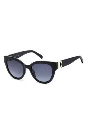 Fossil Cat Eye Sunglasses - Black/dark Grey Sf