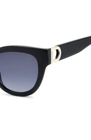 Fossil Cat Eye Sunglasses - Black/dark Grey Sf
