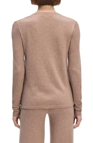 FAVORITE DAUGHTER Lounge Merino Wool & Cashmere Blend Henley