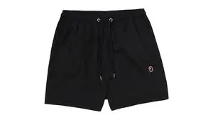A BATHING APE One Point Relaxed Fit Water Shorts - Black