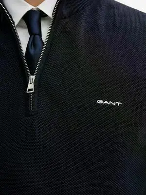 Gant Half-zip Textured Sweater
