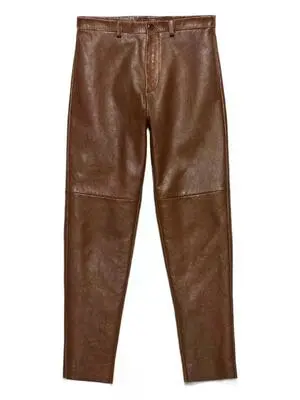 Prada Leather Trousers