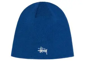 StÜssy Basic Skull Cap - Cobalt Blue