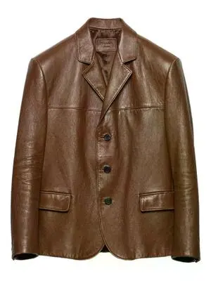 Prada Notched Lapel Outerwear For Men