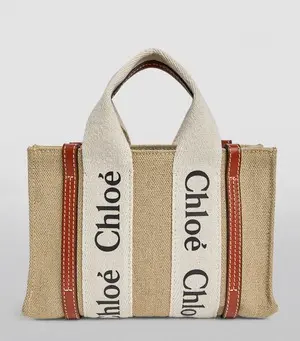 Chloé Mini Woody Tote - Brown