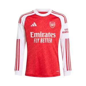 Adidas Arsenal 25/26 Long Sleeve Home Jersey - Red