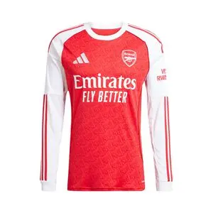 Adidas Arsenal 25/26 Long Sleeve Home Jersey - Red