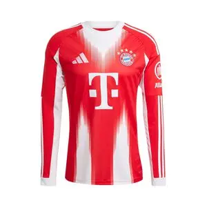 Adidas Fc Bayern 25/26 Long Sleeve Home Jersey - Red