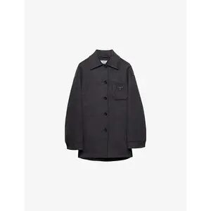Prada Single-breasted Cashmere-wool Caban Jacket
