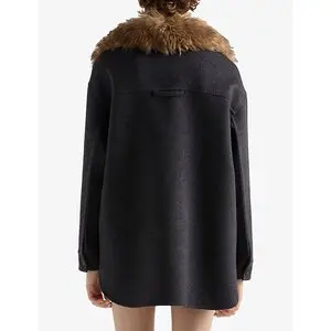 Prada Single-breasted Cashmere-wool Caban Jacket
