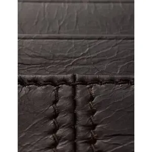 Prada Triangle-logo Leather Card Holder - Brown