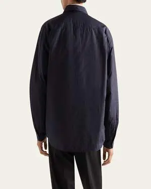 Prada Poplin Triangle-pocket Sport Shirt