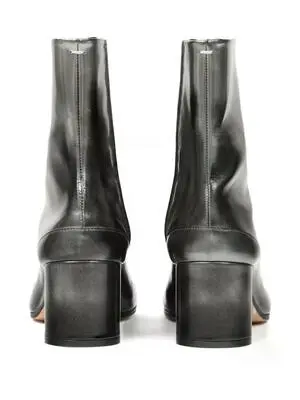 MAISON MARGIELA Tabi Sleek Metallic Ankle Boots