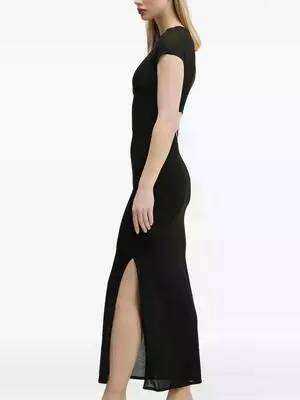 Hugo Ribbed Midi Dress
