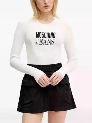 Moschino Jeans Embroidered Knitwear For Women