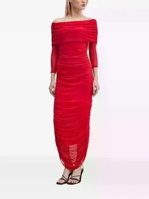 NEVER FULLY DRESSED Off-shoulder Maxi Dress