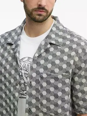 BALR. Geometric-pattern Shirt - Grey