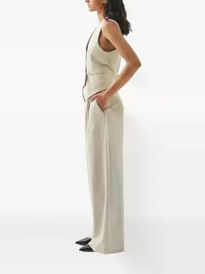 ALOHAS Pleated Palazzo Trousers