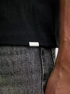 BALR. Tipped Collar Polo Shirt - Black