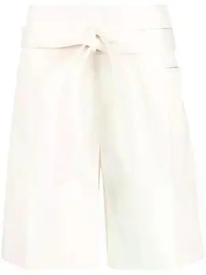 TOTEME Belted High-waist Shorts
