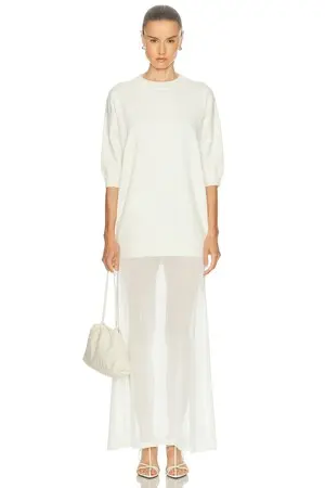 SEROYA Arwen Maxi Dress - Eggshell