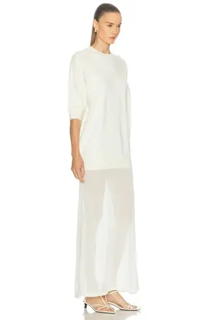 SEROYA Arwen Maxi Dress - Eggshell