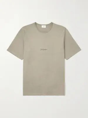Saint Laurent Logo Shirts For Men
