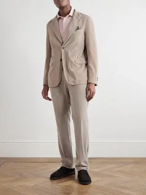 Massimo Alba Sloop Cotton-corduroy Suit