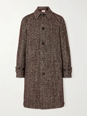 Officine Générale Hudson Herringbone Woven Overcoat