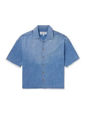 Men's Denim Collared Shirts