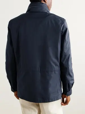 Loro Piana Traveller Shell Jacket - Blue