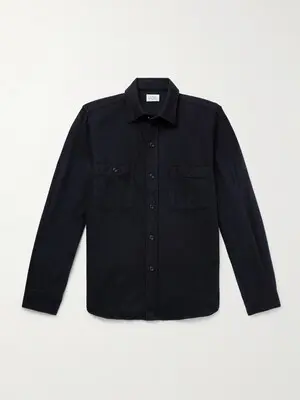 Hartford Percey Wool-blend Flannel Shirt