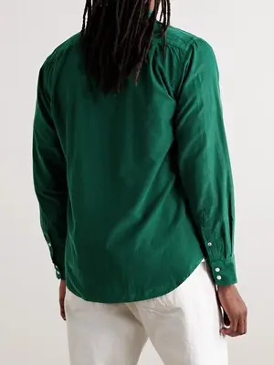 Hartford Paul Cotton-corduroy Shirt - Green