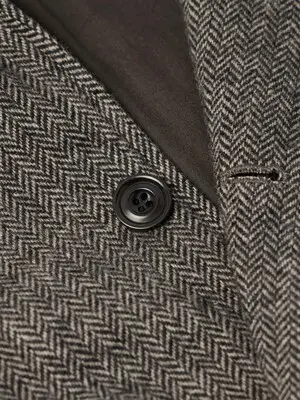 Hartford Joey Herringbone Wool-blend Blazer