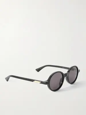 Bottega Veneta Round-frame Acetate Sunglasses
