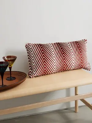 Missoni Ziggy Striped Velvet Down Cushion - Multi