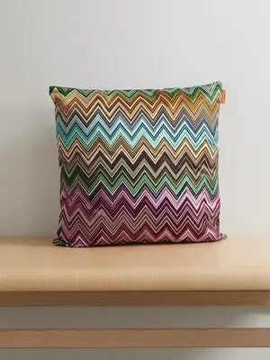 Missoni Jarris Striped Cotton Down Cushion Multi