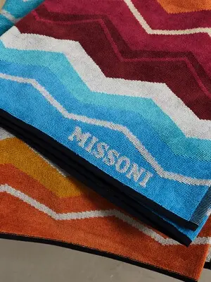 Missoni Hugo Striped Cotton-terry Towel