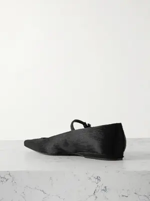 Loulou De Saison Leone Calf Hair Flats