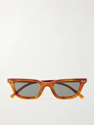 Gucci Cat-eye Acetate Sunglasses - Brown