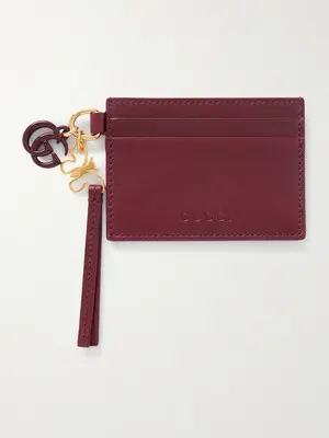 Gucci Leather Cardholder - Red