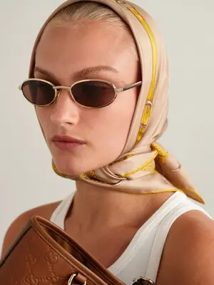 Gucci - Rodeo Drive Oval-Frame Sunglasses