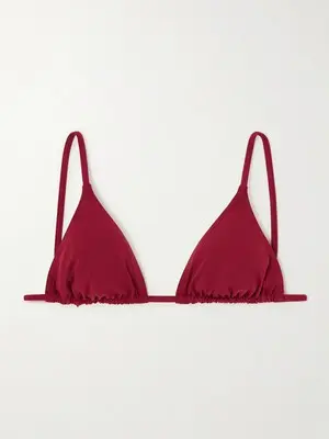 ERES Les Essentiels Mouna Triangle Bikini Top - Red