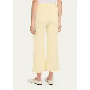 FRAME The Anchor Wide Leg Pants - Lemon