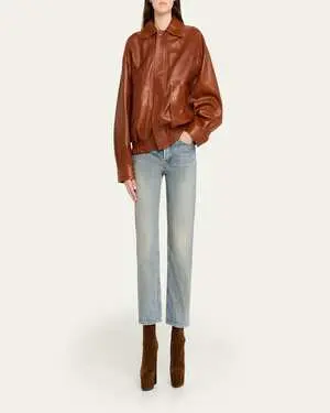 Saint Laurent Nico Platform Booties - Land