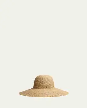 Rag & Bone Ella Straw Sun Hat - Natstraw
