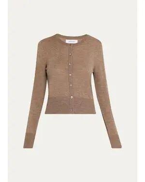 Sprwmn Cashmere Baby Cardigan - Truffle