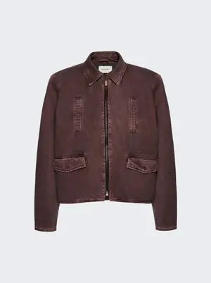 Magda Butrym Denim Jacket - Brown