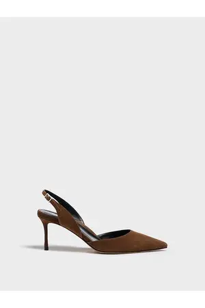 Marion Parke Suede Slingback Heel